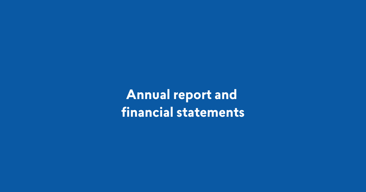 Annual report & financial statements 2024 – 2025 - Think Ahead